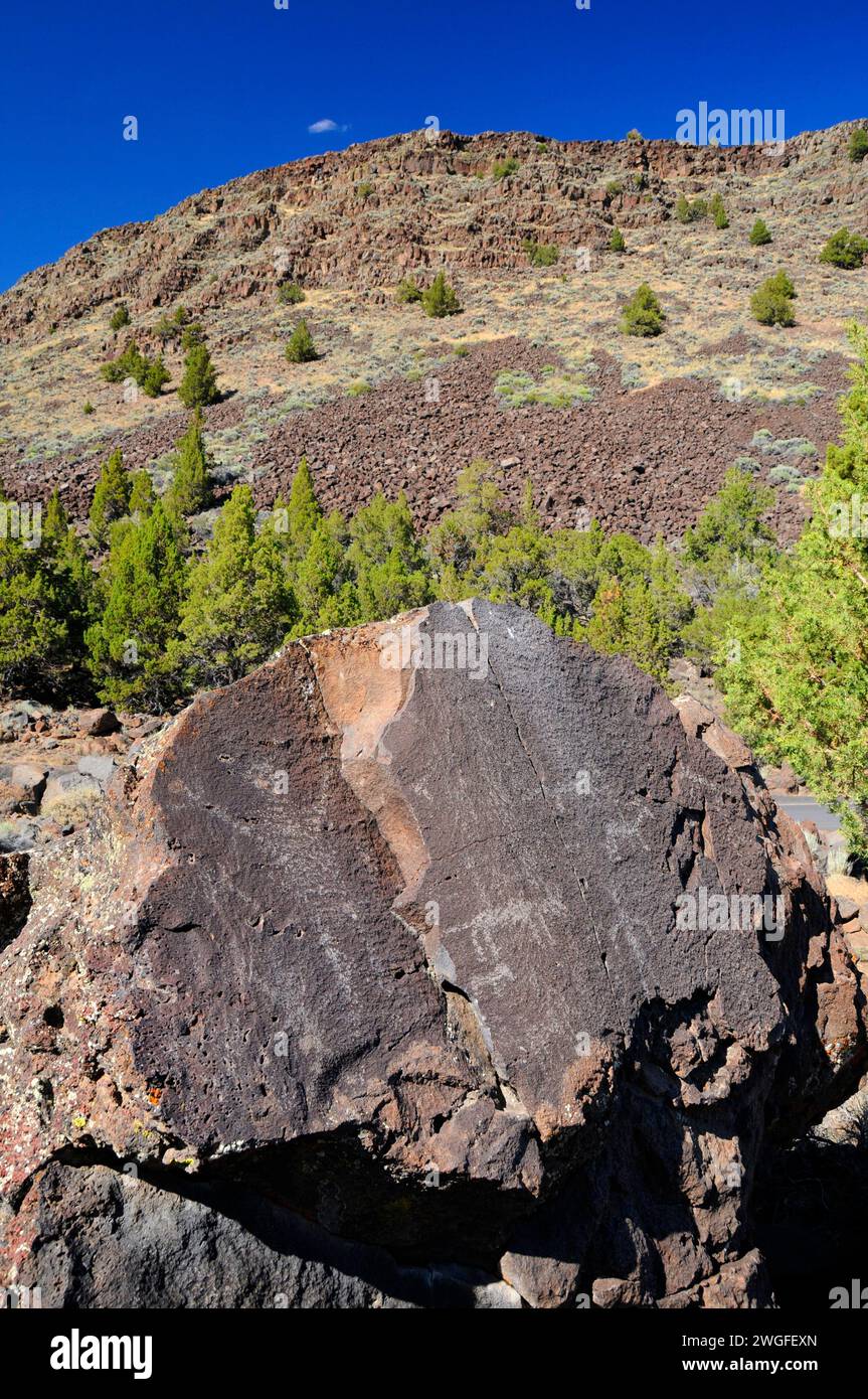 Petroglyphs on Picture Rock Pass, Lakeview District Bureau of Land ...