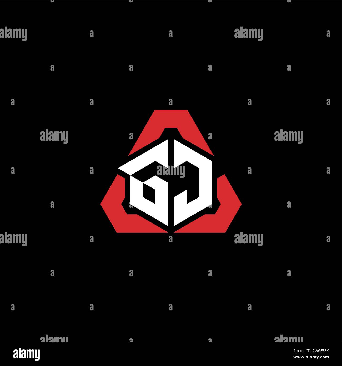 Gj gaming logo Stock Vector Images - Alamy