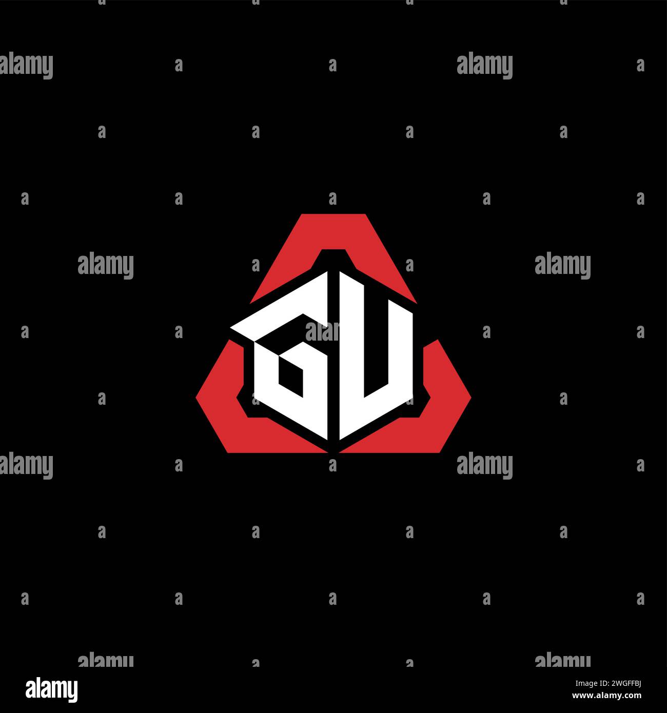 GV initial logo modern and futuristic concept for esport or gaming logo ...