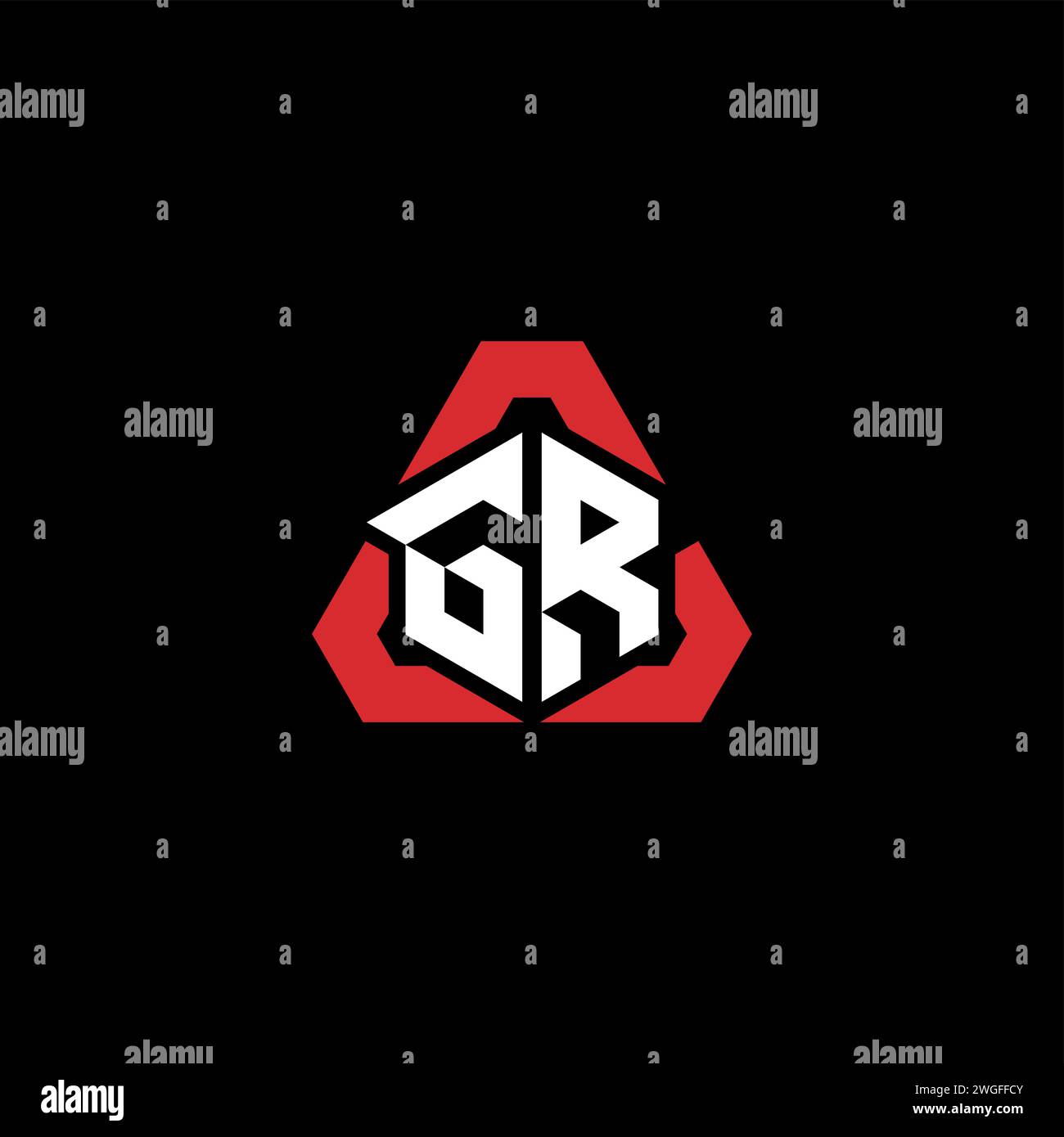 Gr gaming logo Stock Vector Images - Alamy
