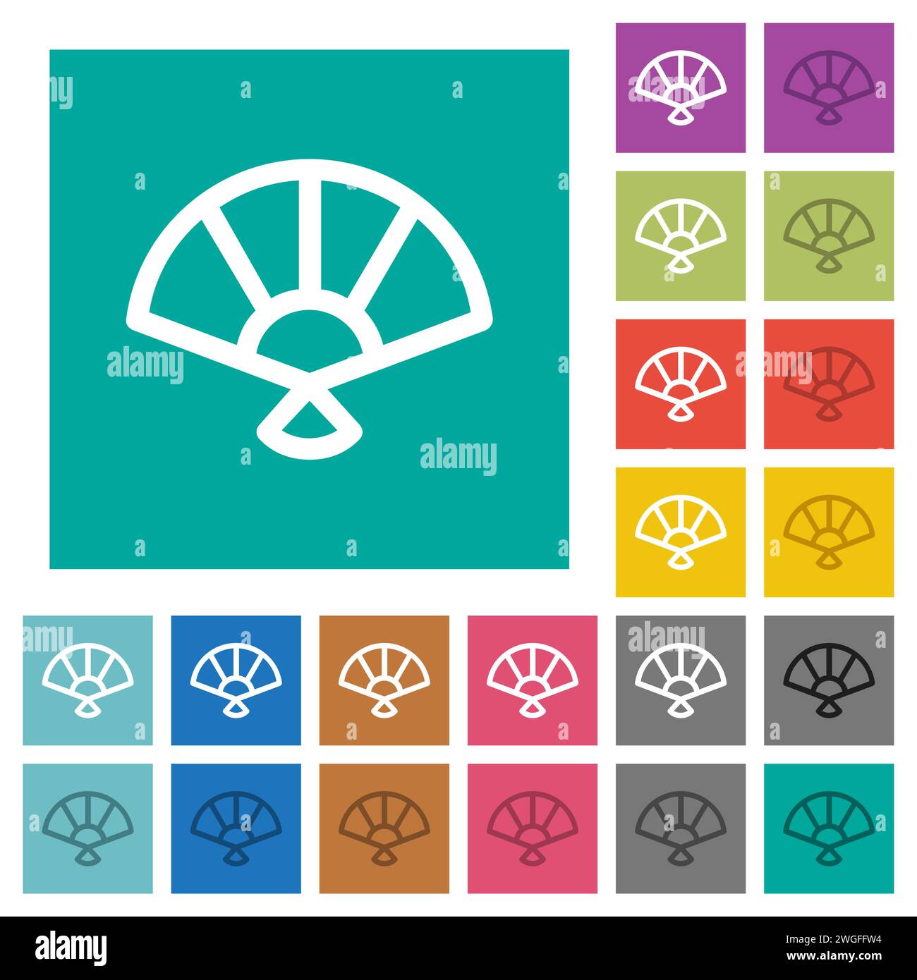 Foldinghandfan Stock Vector Images - Alamy