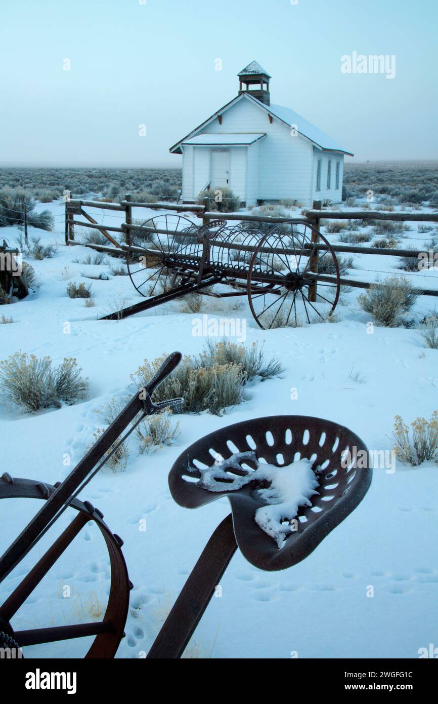 Sunset School, Fort Rock Homestead Village, Christmas Valley National ...