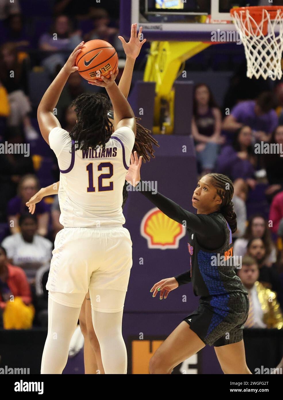 Baton Rouge, USA. 04th Feb, 2024. LSU Lady Tigers guard Mikaylah ...