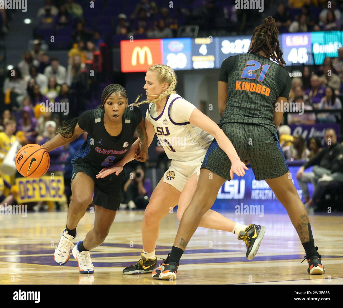 Baton Rouge, USA. 04th Feb, 2024. Florida Gators forward Eriny Kindred ...