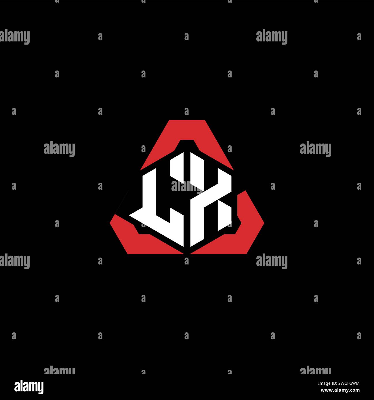 LX initial logo modern and futuristic concept for esport or gaming logo ...