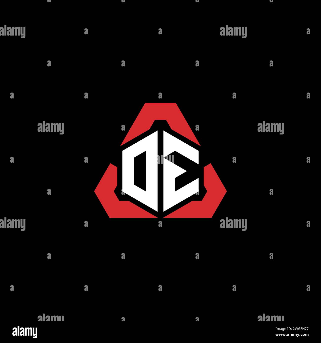 OE initial logo modern and futuristic concept for esport or gaming logo ...