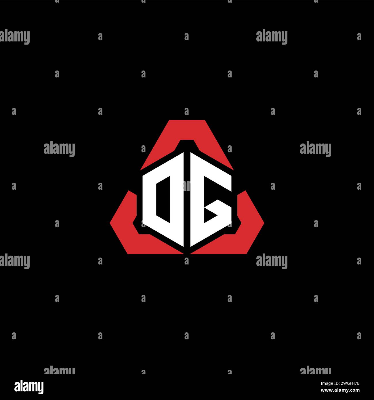 OG initial logo modern and futuristic concept for esport or gaming logo ...