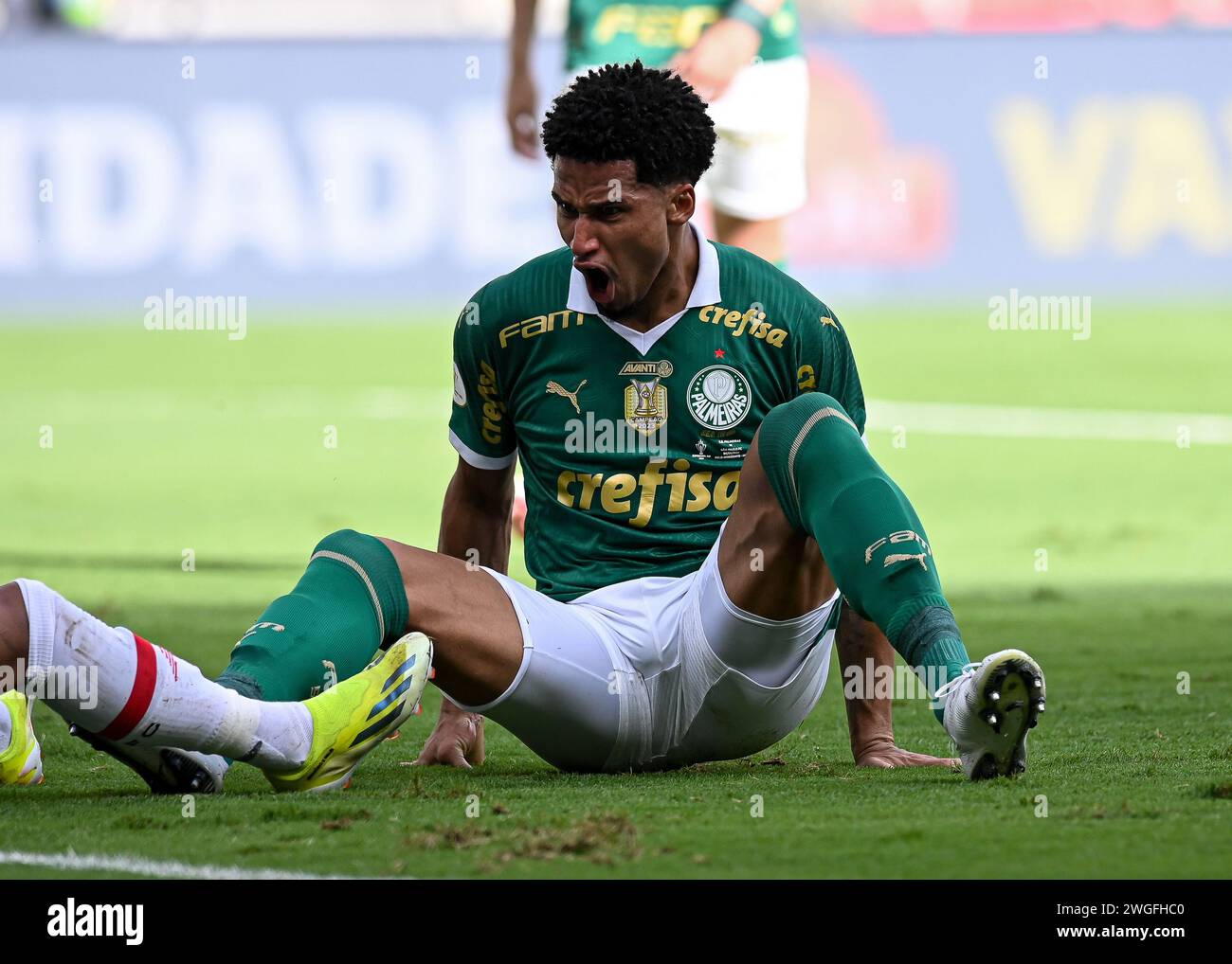 Belo Horizonte, Brazil. 04th Feb, 2024. Murilo Cerqueira of Palmeiras during the match between ...