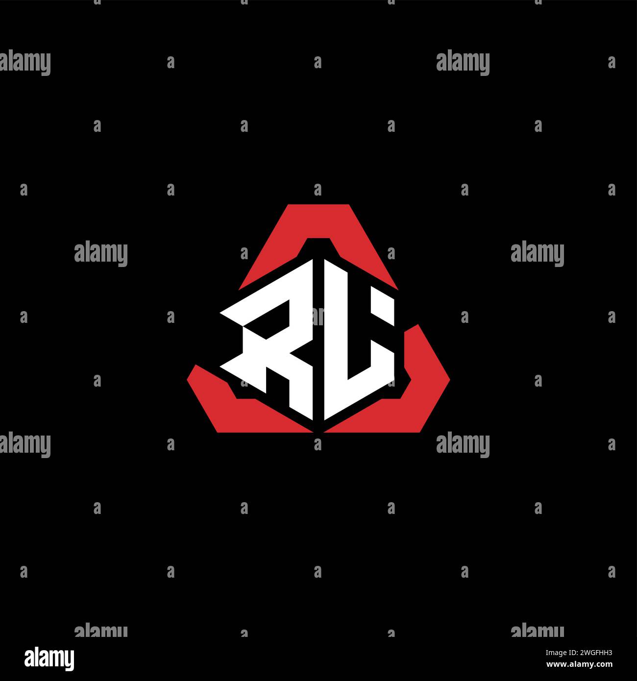 Rl gaming logo Stock Vector Images - Alamy