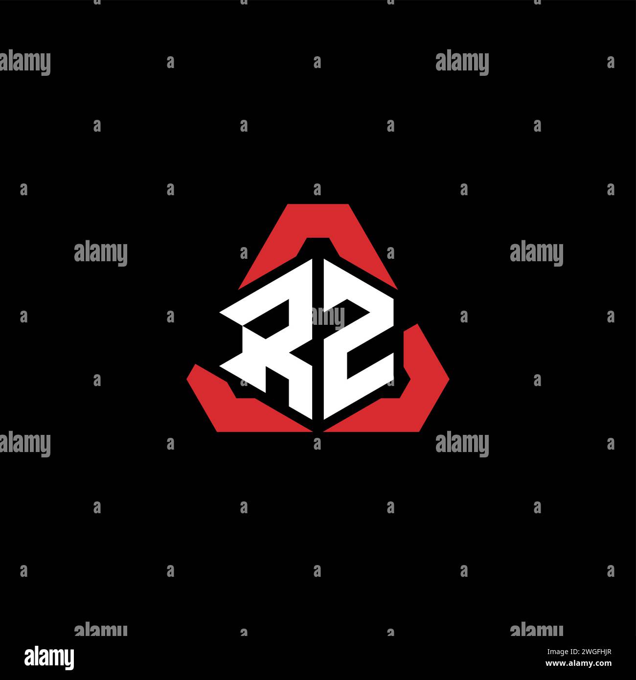 Rz modern logo hi-res stock photography and images - Alamy