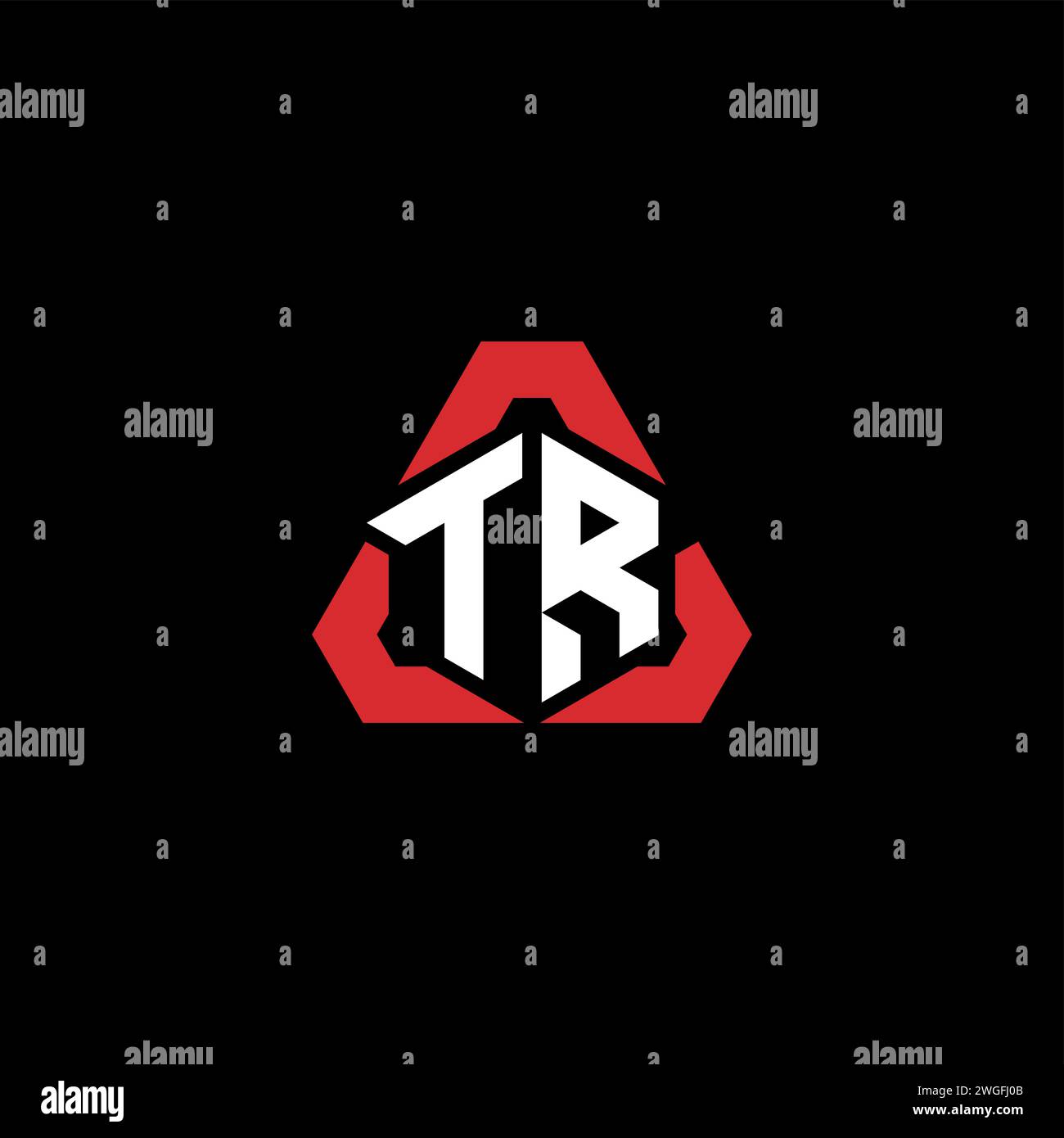 TR initial logo modern and futuristic concept for esport or gaming logo ...