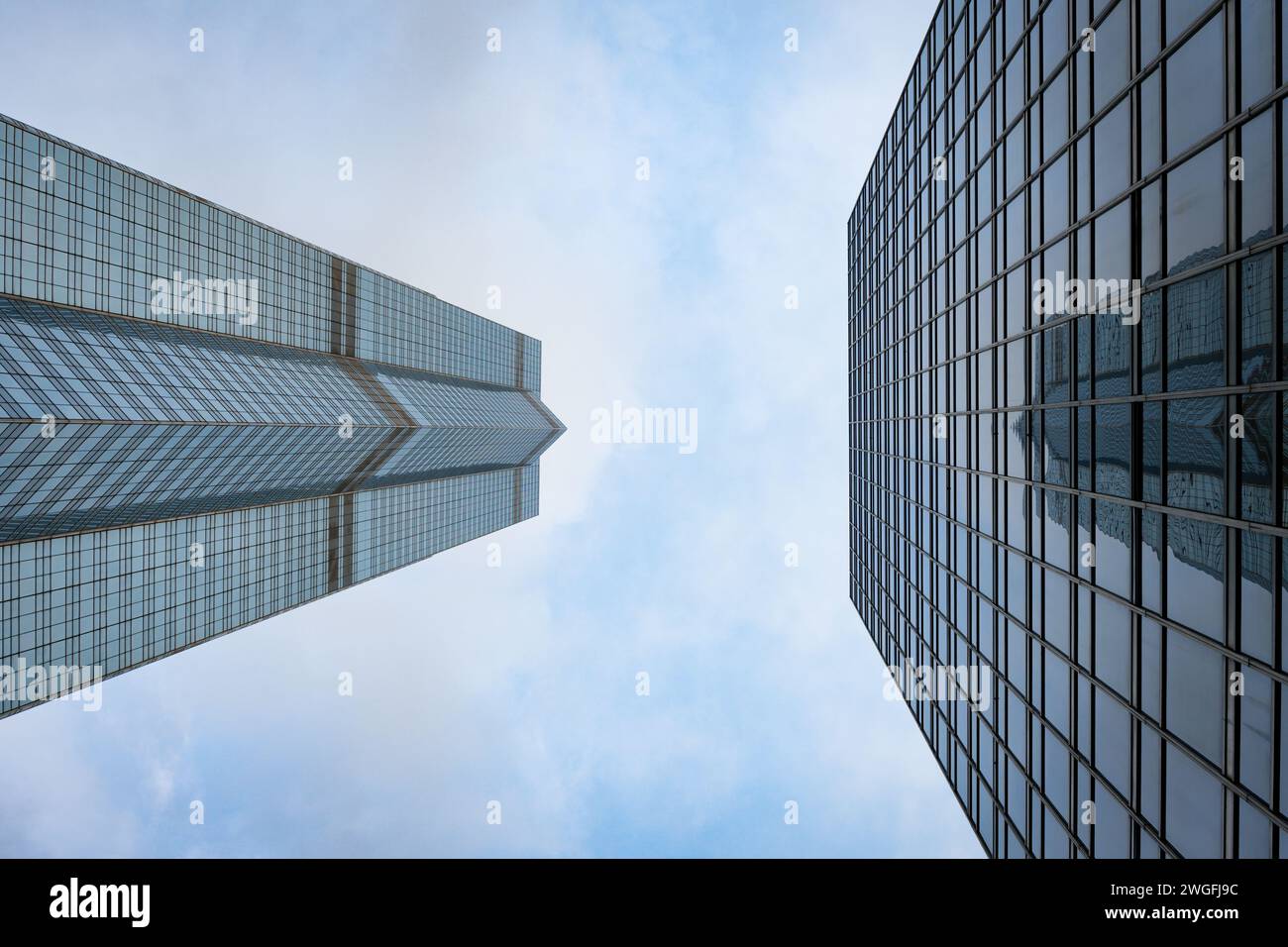 Glass windows modern reflection buildings skyscrapers hi-res stock ...