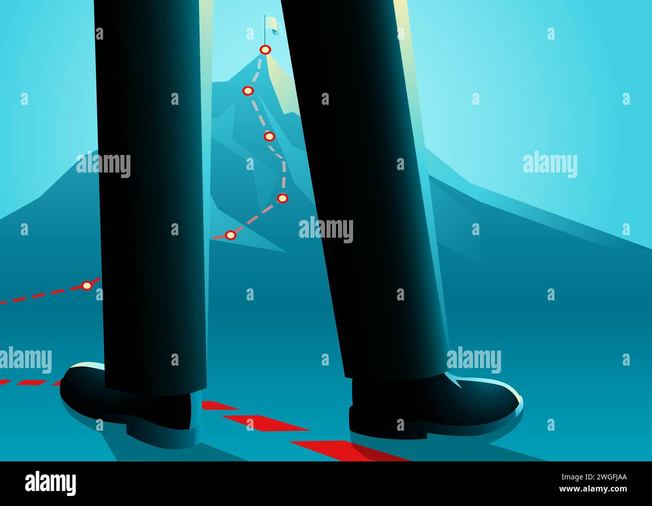 Miles on a map Stock Vector Images - Alamy