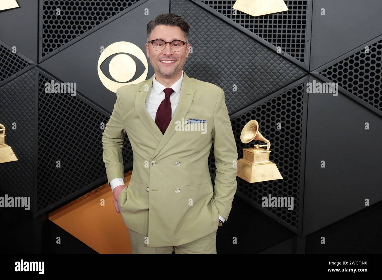 Ricky Free arrives at the 66th annual Grammy Awards on Sunday, Feb. 4 ...