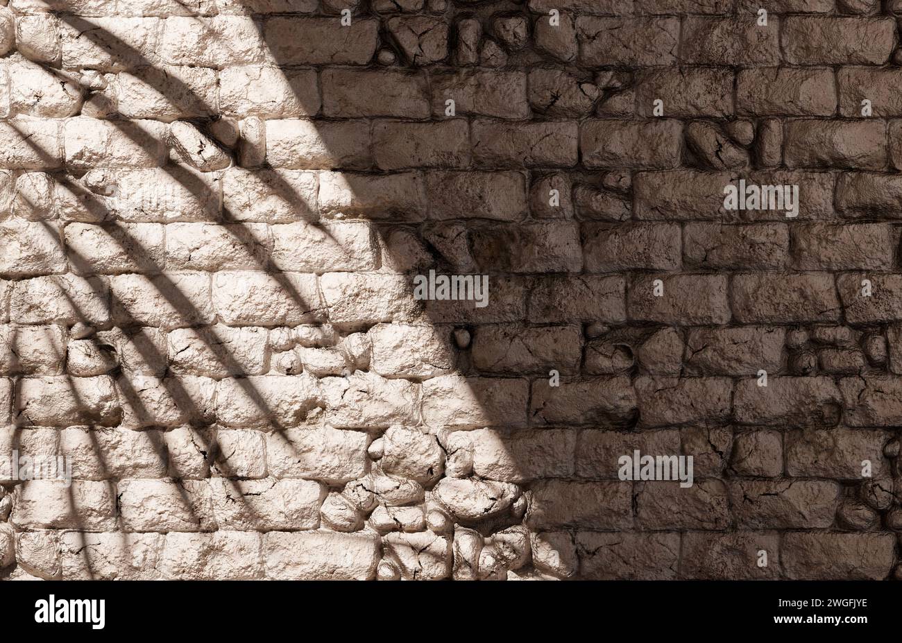 Sunshine, tree shadows, various texture backgrounds. 3d rendering Stock ...