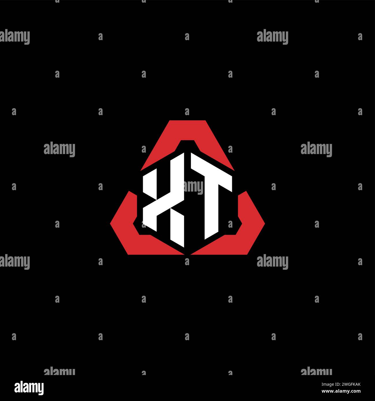 XT initial logo modern and futuristic concept for esport or gaming logo ...