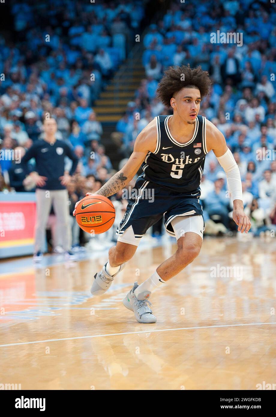 Feb. 03, 2024 - Chapel Hill, North Carolina; USA - Duke Blue Devils ...