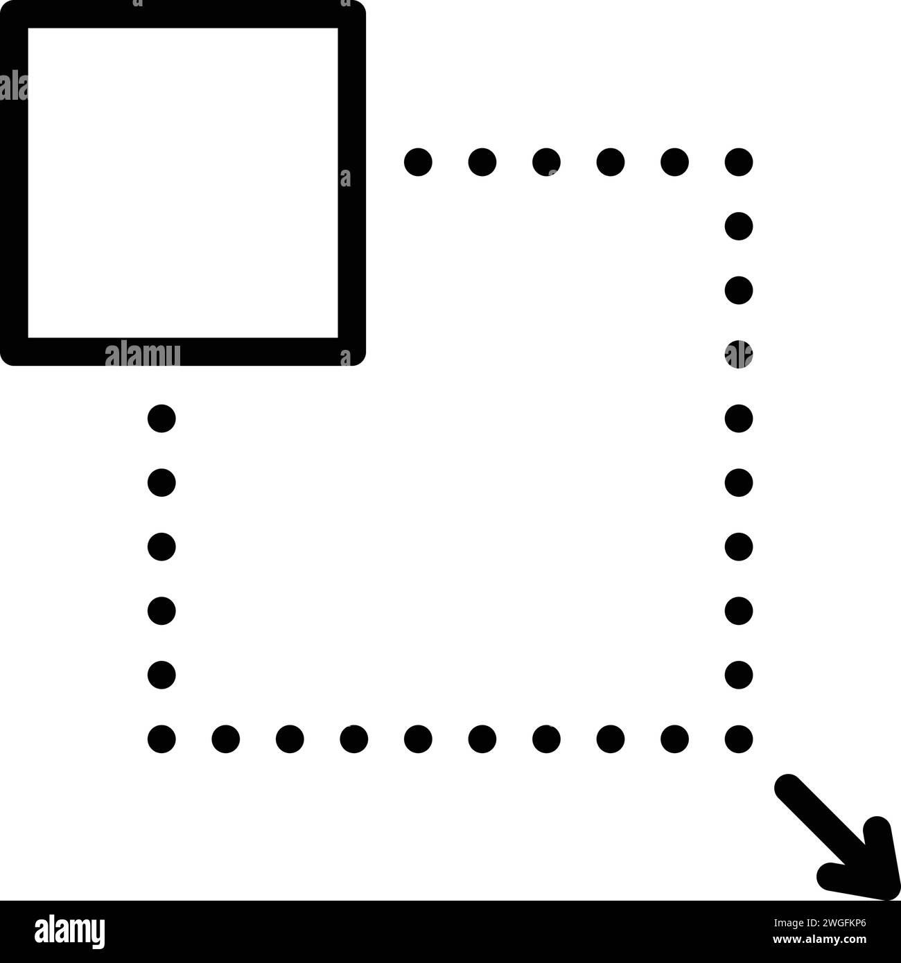 Icon for wide,extensive Stock Vector Image & Art - Alamy