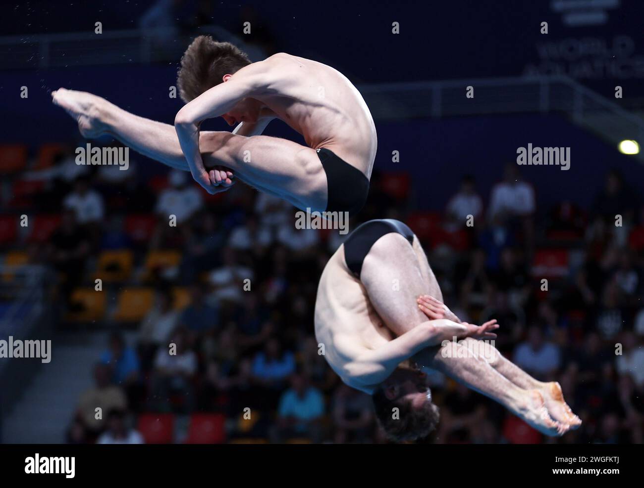 Doha, Qatar. 4th Feb, 2024. Lithuania's Sebastian Konecki and Martynas ...