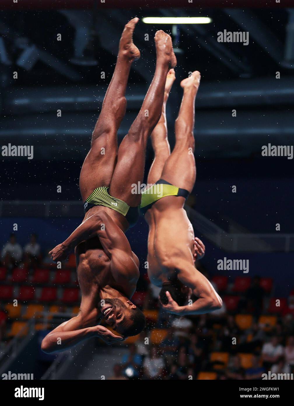 Doha, Qatar. 4th Feb, 2024. Jamaica's Yohan Dion Eskrick-Parkinson and ...