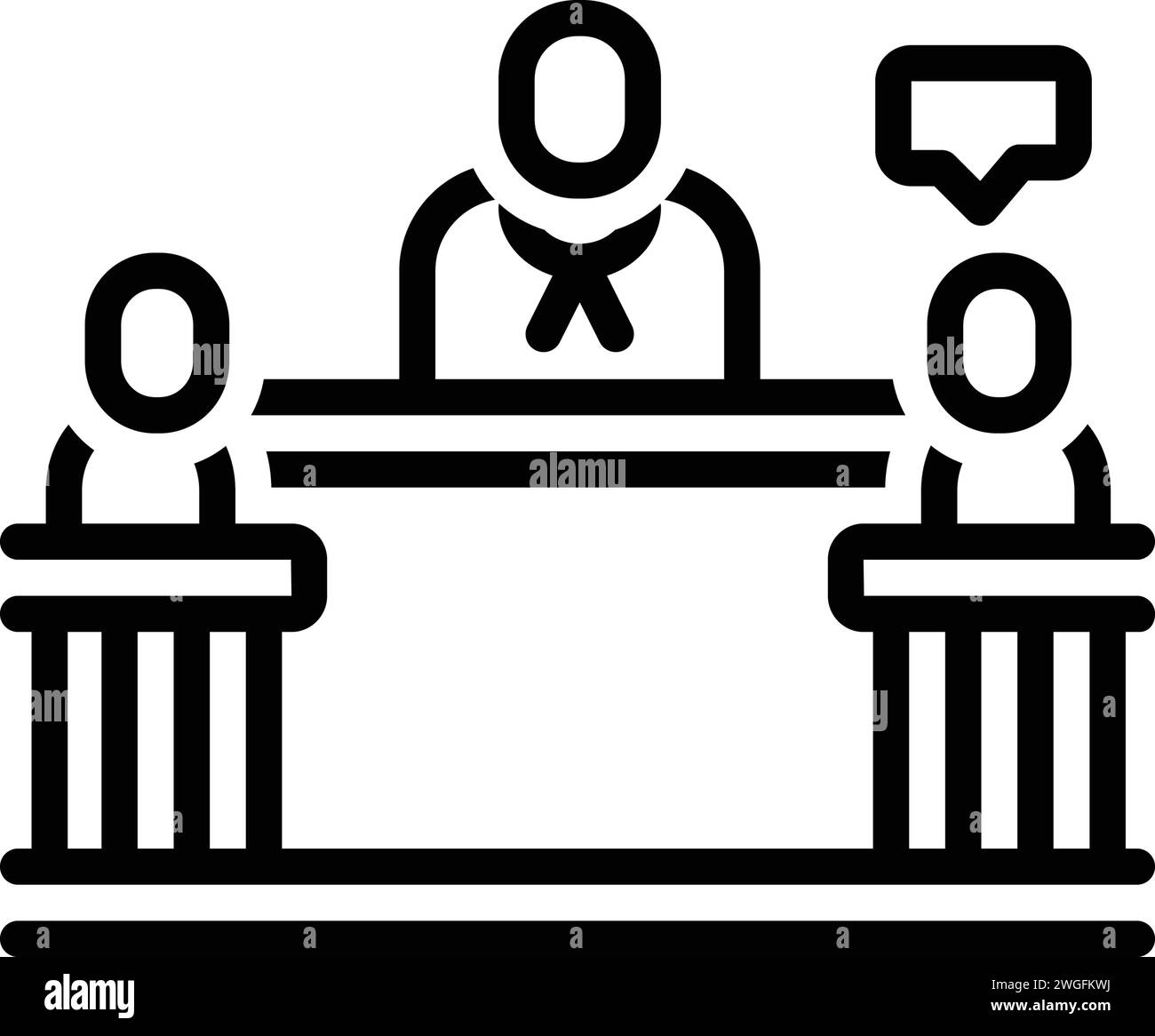 Icon for witnesses,testimony Stock Vector Image & Art - Alamy