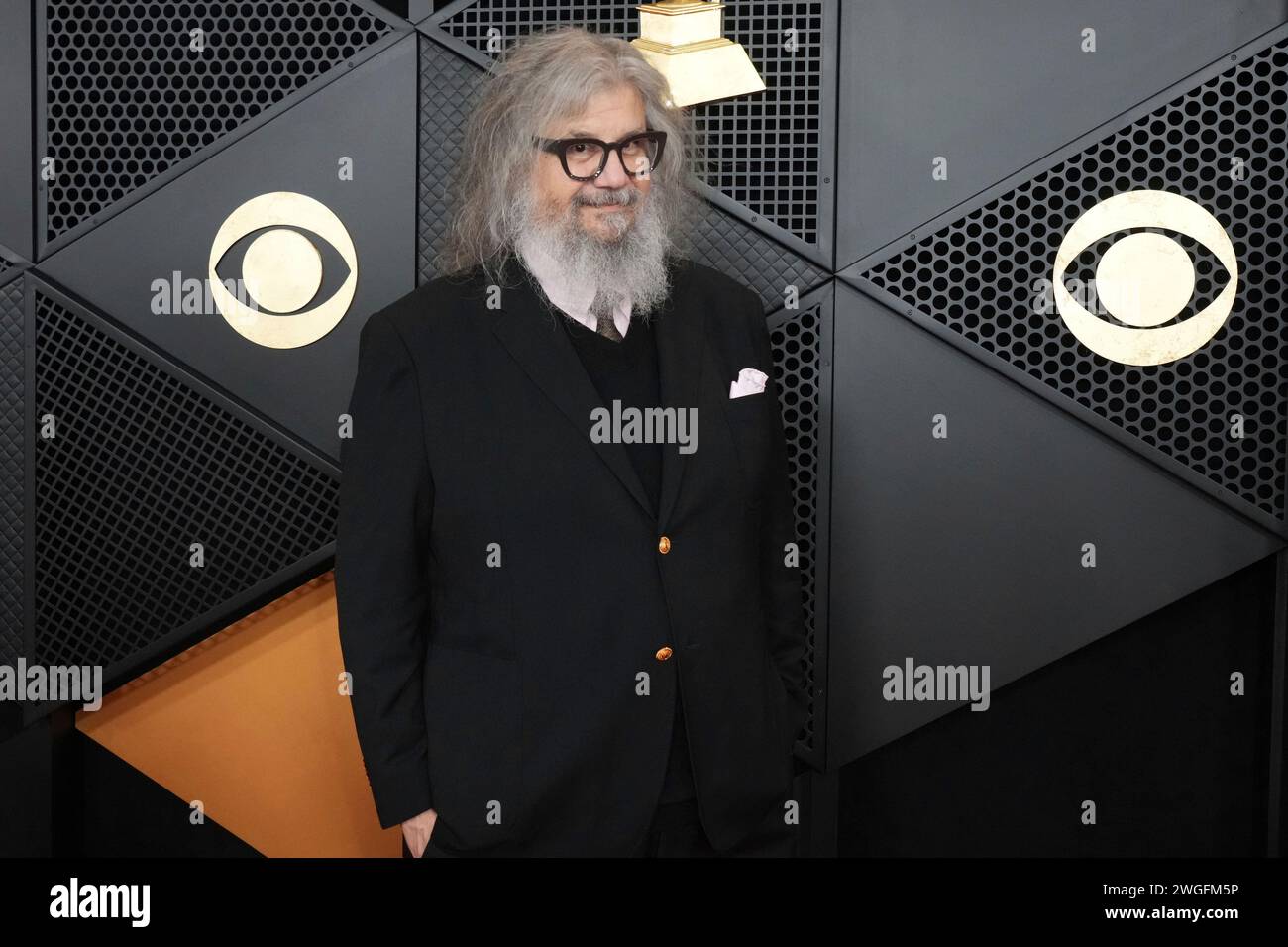George Drakoulias arrives at the 66th annual Grammy Awards on Sunday, Feb. 4, 2024, in Los ...
