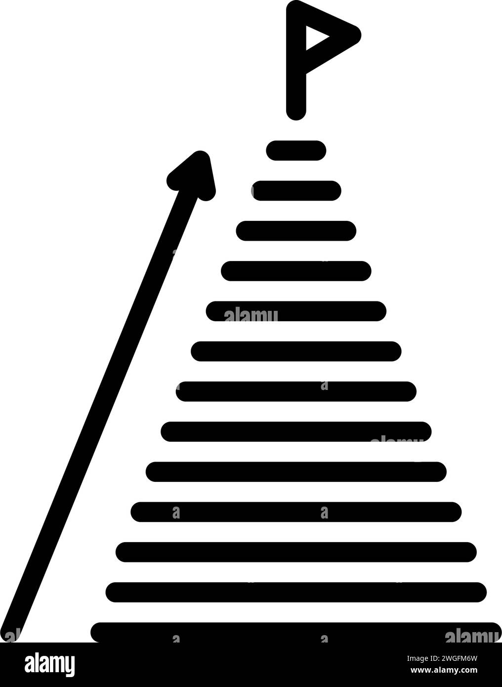 Accomplishment symbol Black and White Stock Photos & Images - Alamy