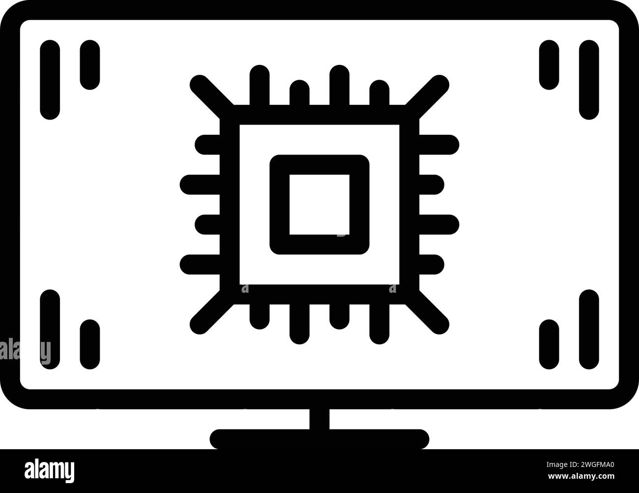 Icon for bios,chip Stock Vector Image & Art - Alamy