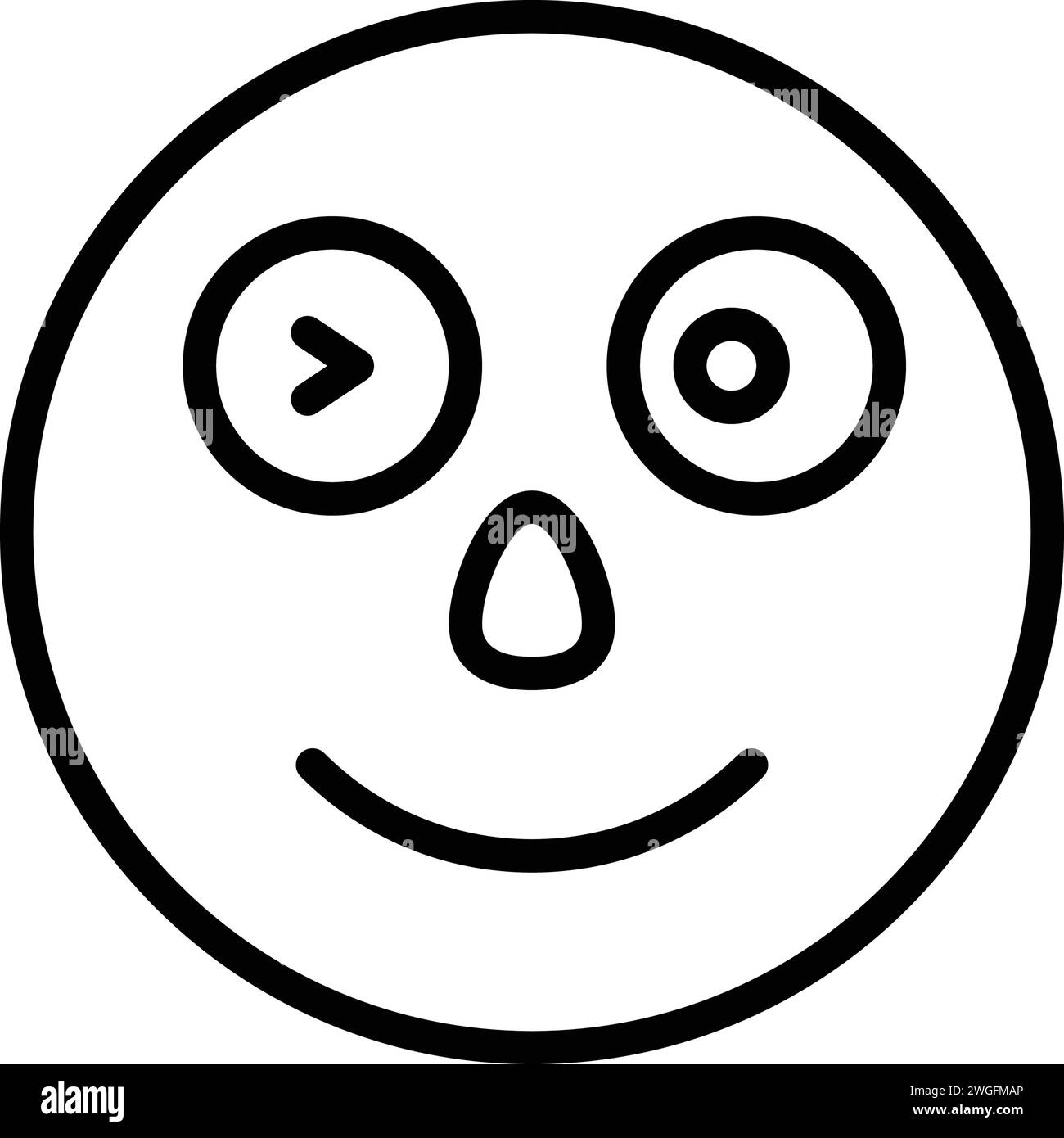 Icon for blink,winking Stock Vector Image & Art - Alamy