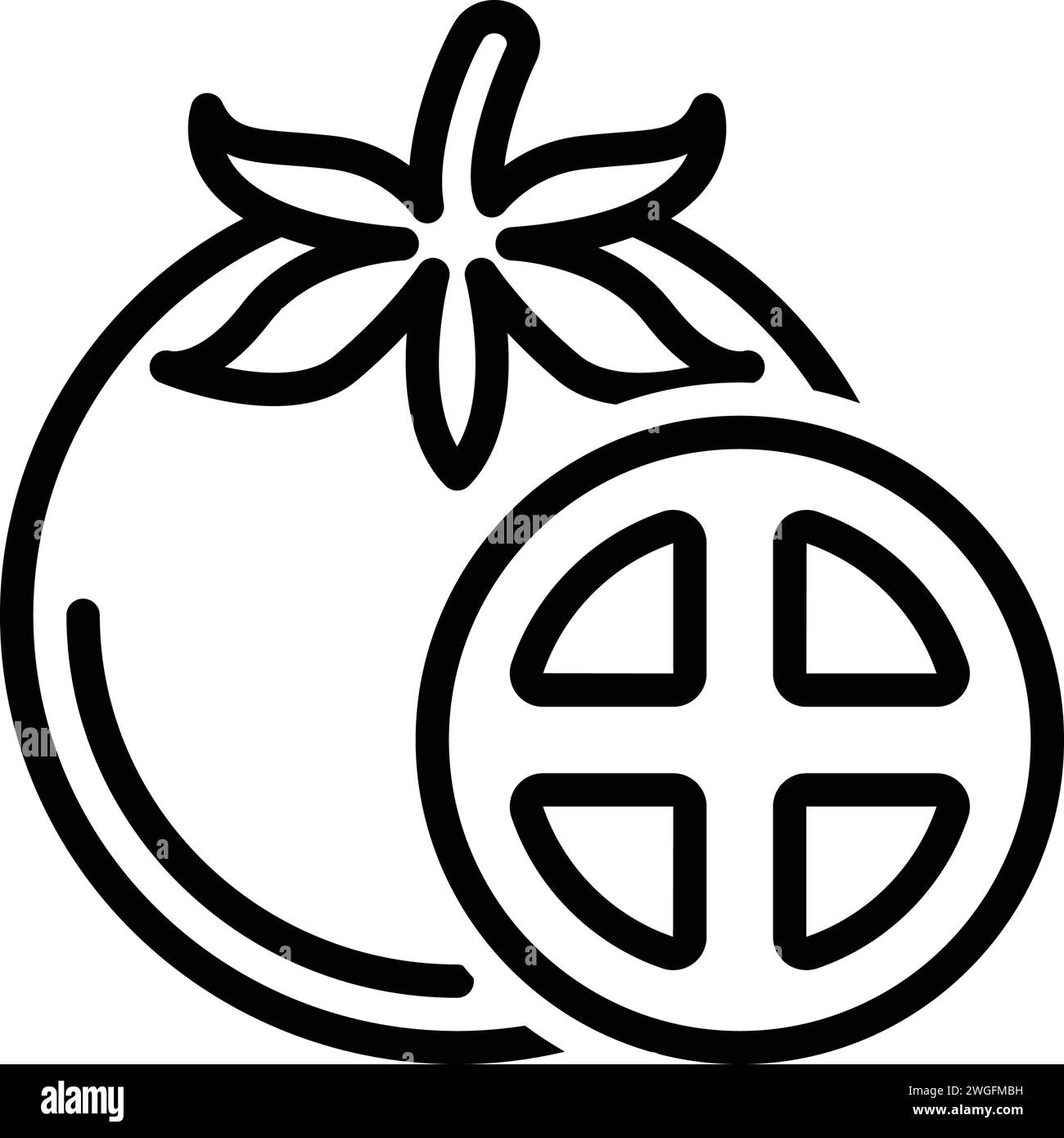 Icon for tomato,veggie Stock Vector Image & Art - Alamy