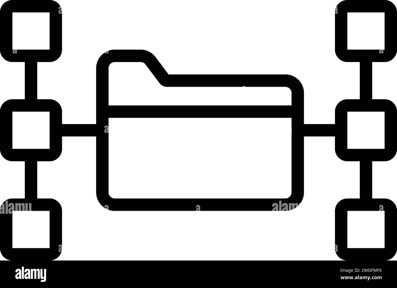 Icon for data,dossier Stock Vector Image & Art - Alamy