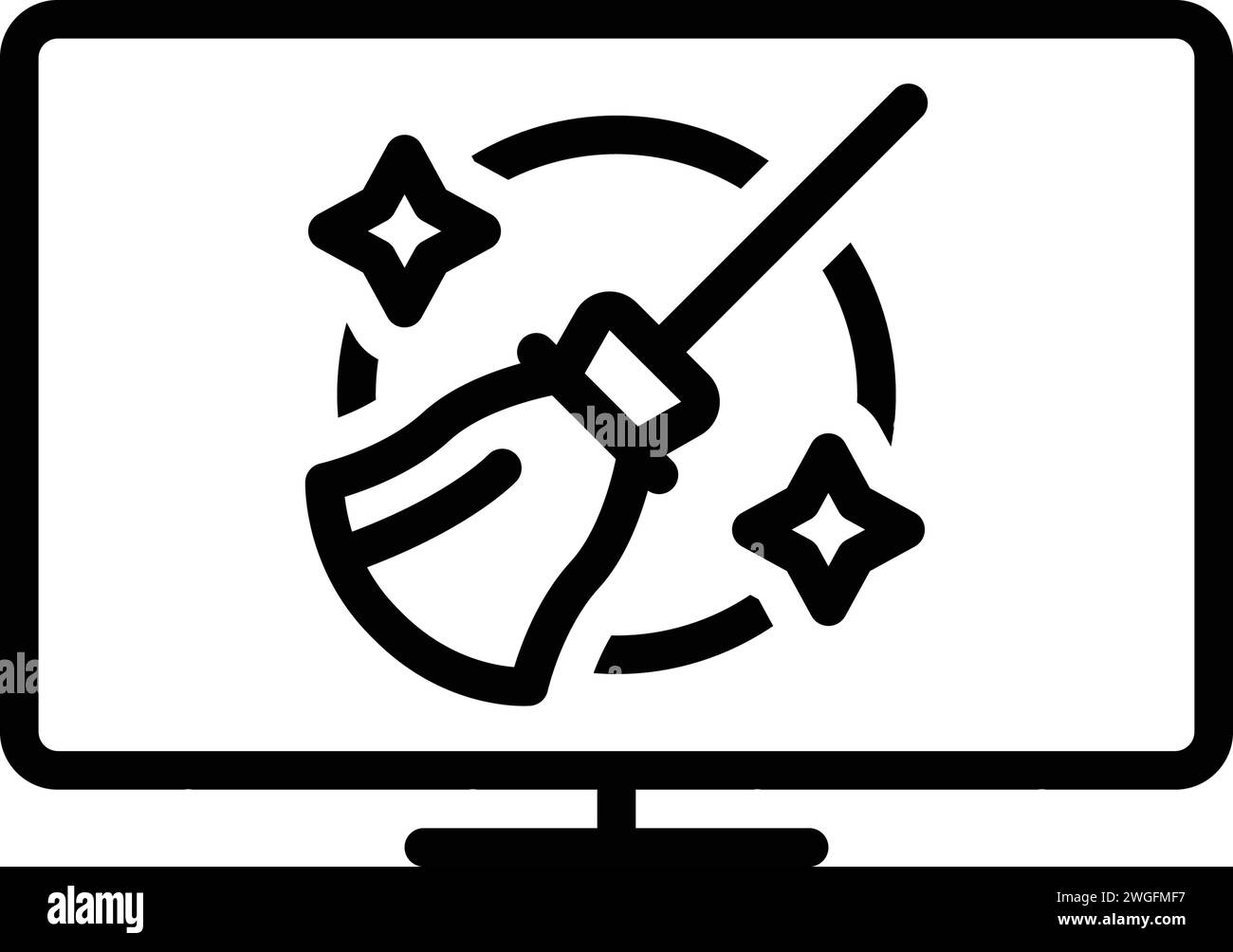 Data cleanup Stock Vector Images - Alamy