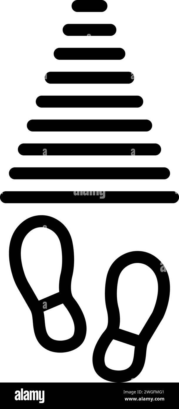 Icon for step,foot Stock Vector Image & Art - Alamy