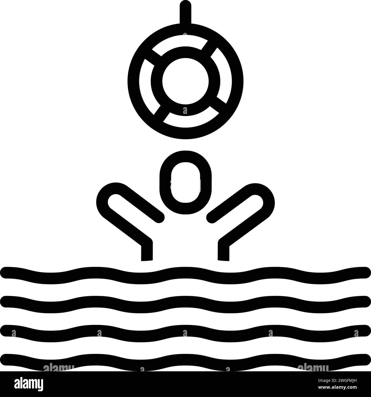 Icon for survival,floater Stock Vector Image & Art - Alamy