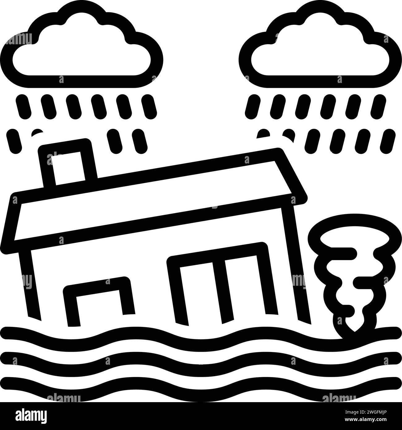 Icon for disaster,calamity Stock Vector Image & Art - Alamy