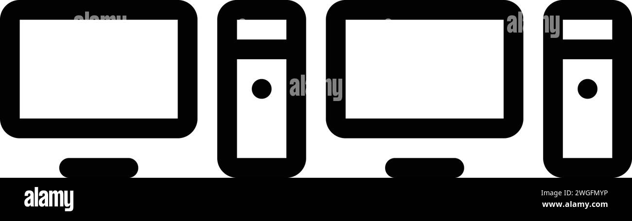 Icon for desktop,computer Stock Vector Image & Art - Alamy