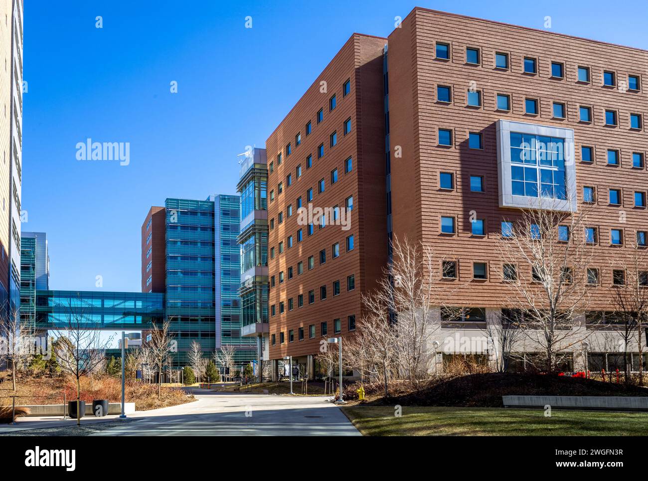 Aurora, Colorado - January 28, 2024: Beautiful Modern Architecture of ...