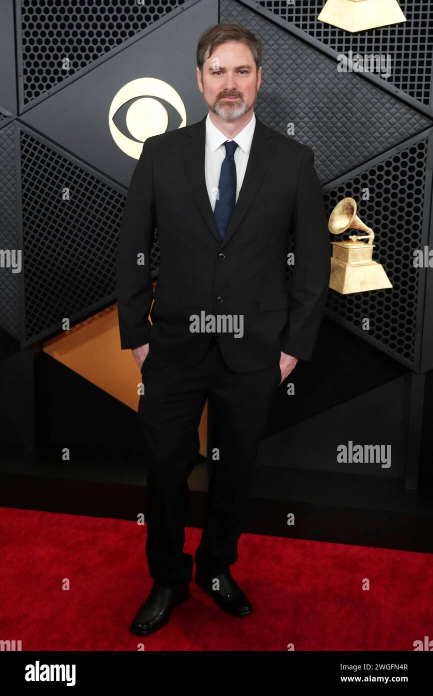 Edward Perez arrives at the 66th annual Grammy Awards on Sunday, Feb. 4 ...