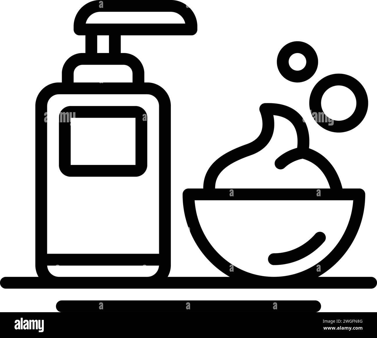 Icon for foam,froth Stock Vector Image & Art - Alamy