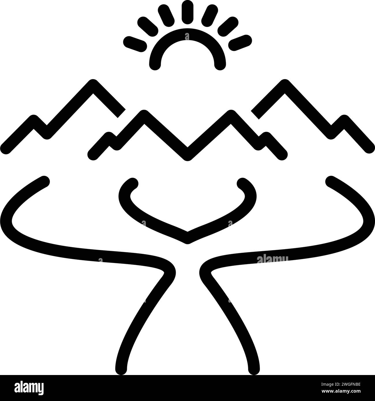 Watershed and sign Stock Vector Images - Alamy