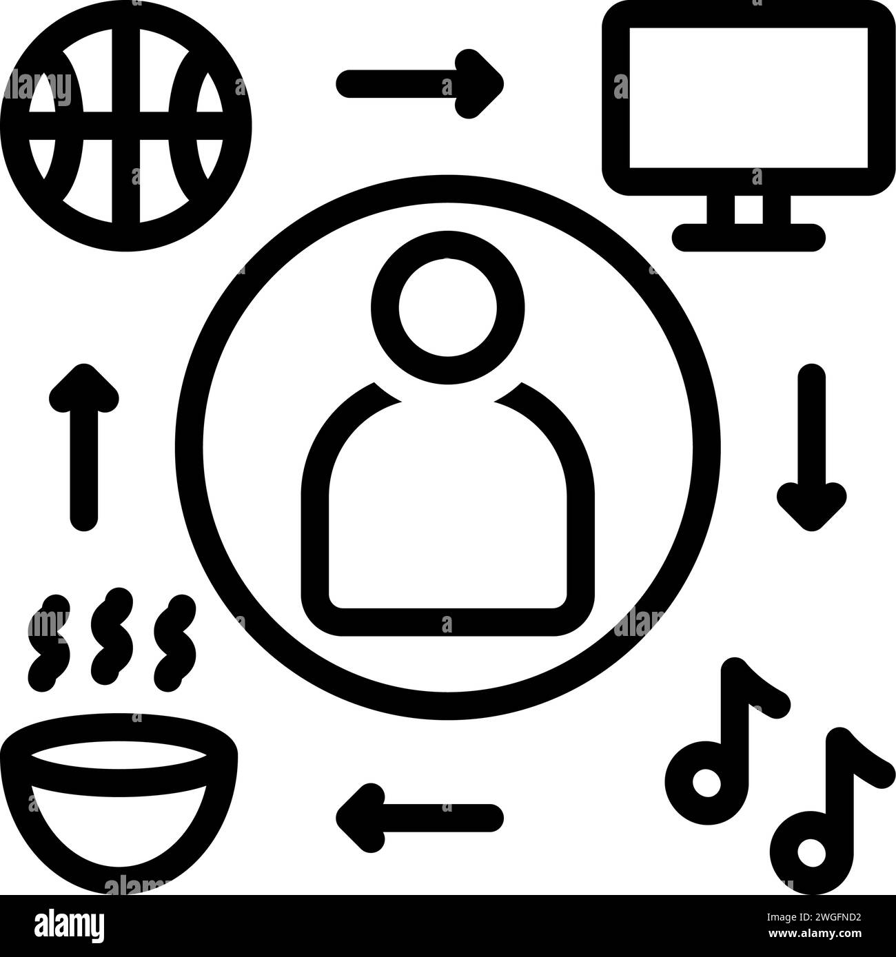 Sign hobbies symbol icon Cut Out Stock Images & Pictures - Alamy