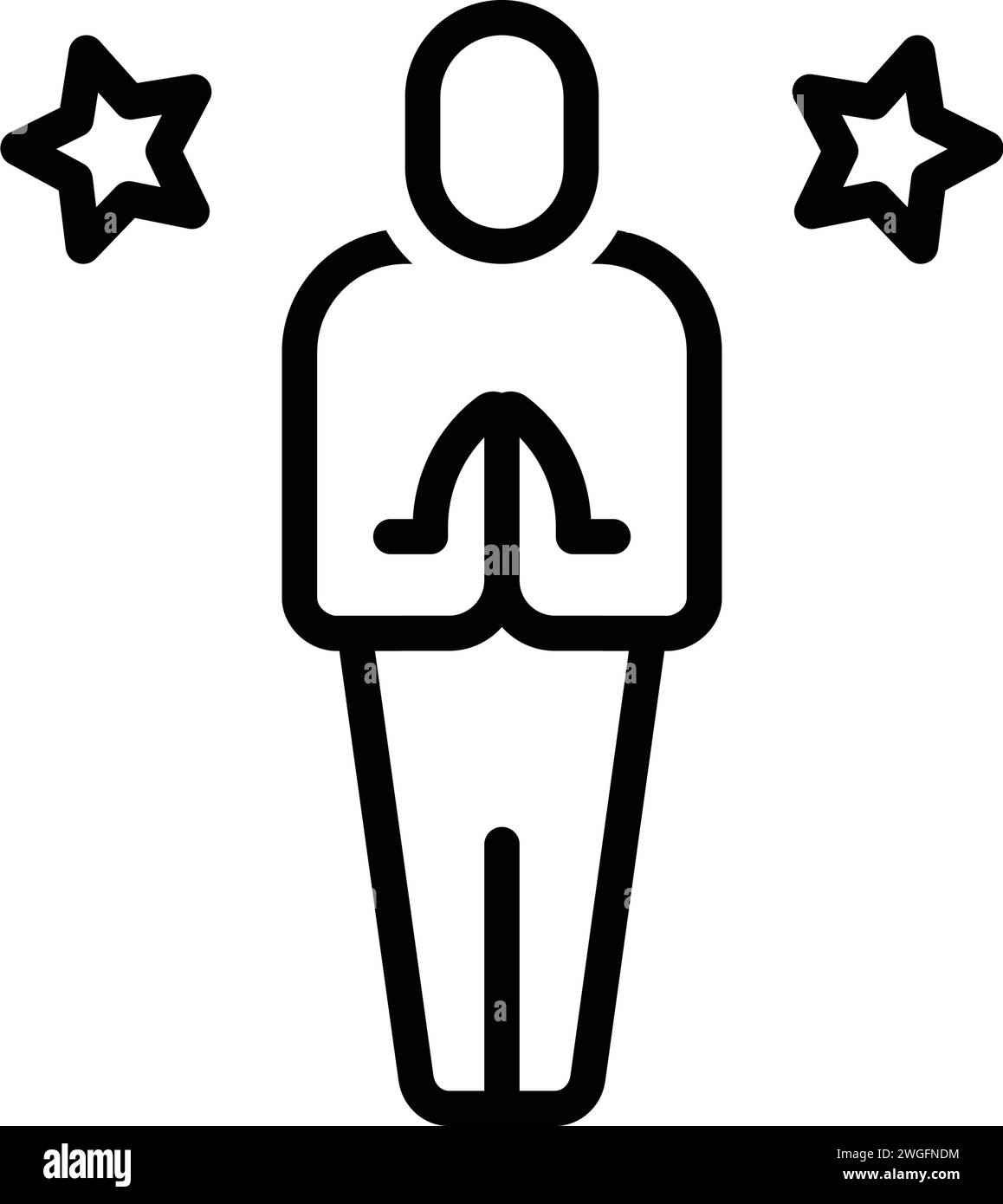 Icon for blessed,pray Stock Vector Image & Art - Alamy