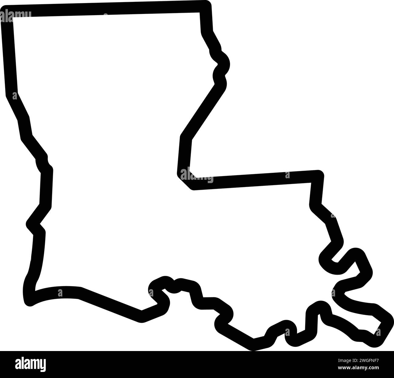 Orleans vector map Black and White Stock Photos & Images - Alamy