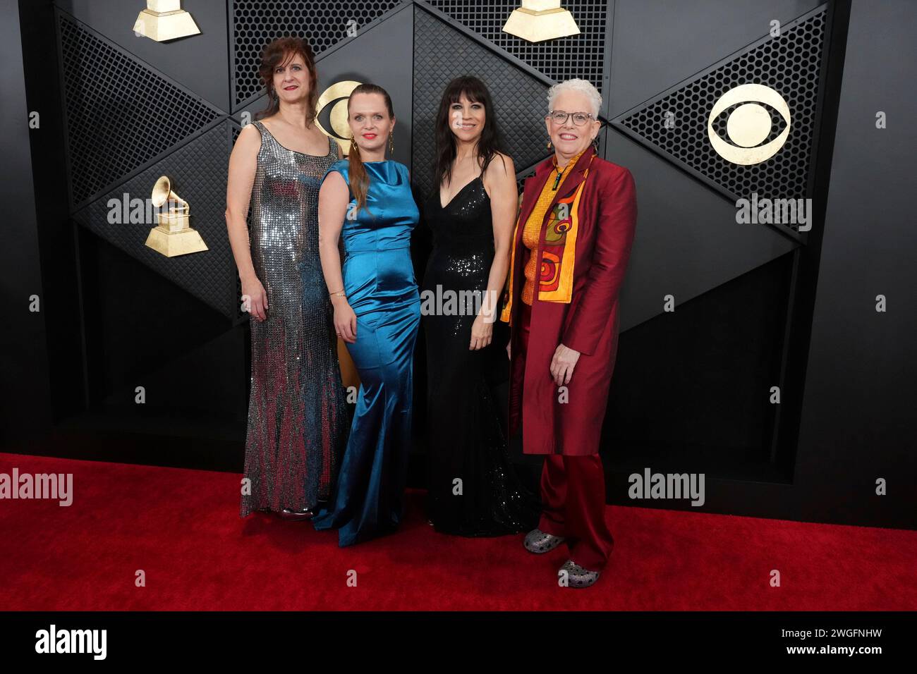 Scorchio Quartet arrives at the 66th annual Grammy Awards on Sunday ...