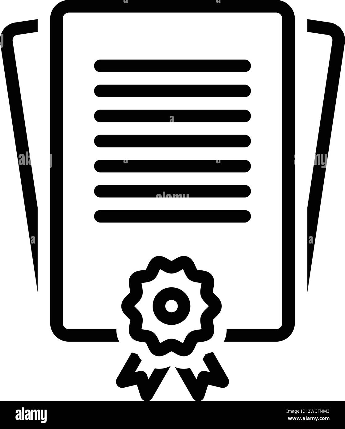 Icon for license,permit Stock Vector Image & Art - Alamy
