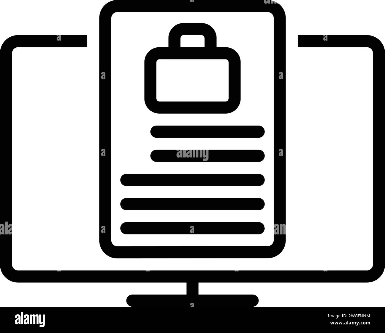 Icon for portfolio,file Stock Vector Image & Art - Alamy