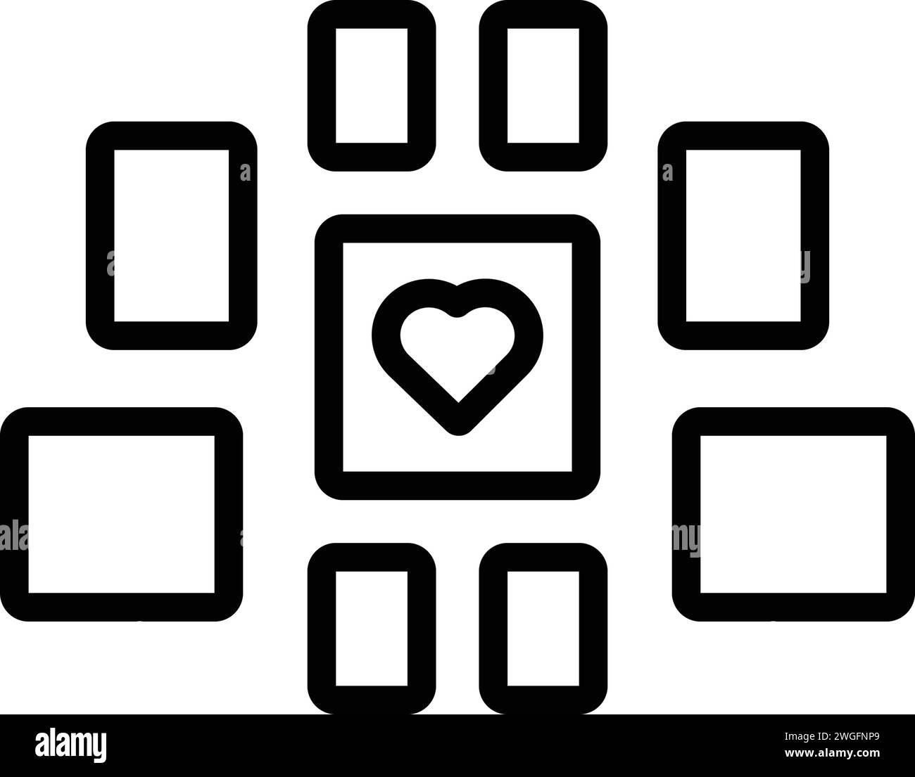 Memories icon Black and White Stock Photos & Images - Alamy