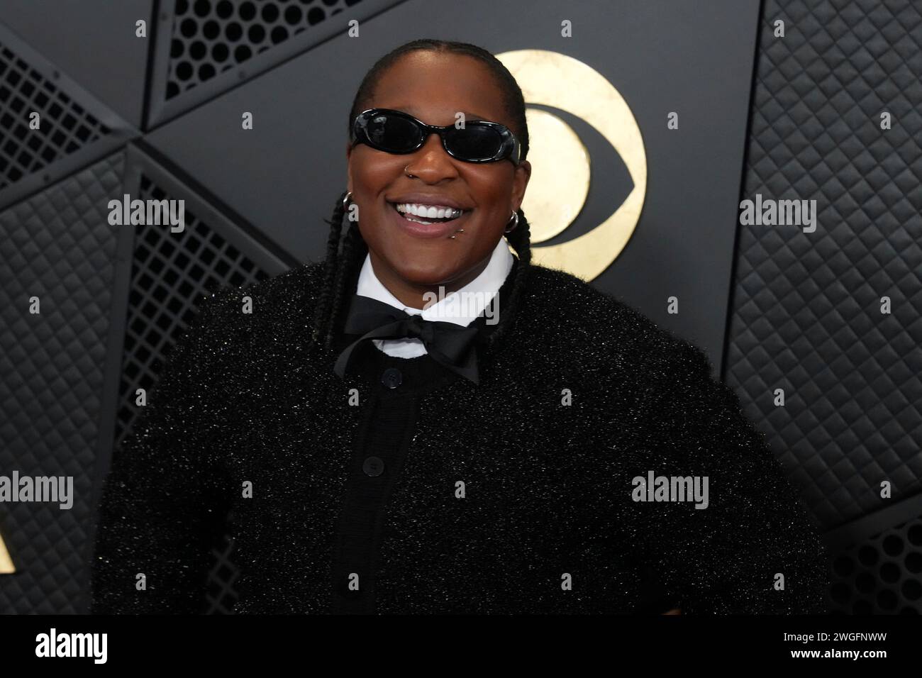 Jozzy arrives at the 66th annual Grammy Awards on Sunday, Feb. 4, 2024 ...