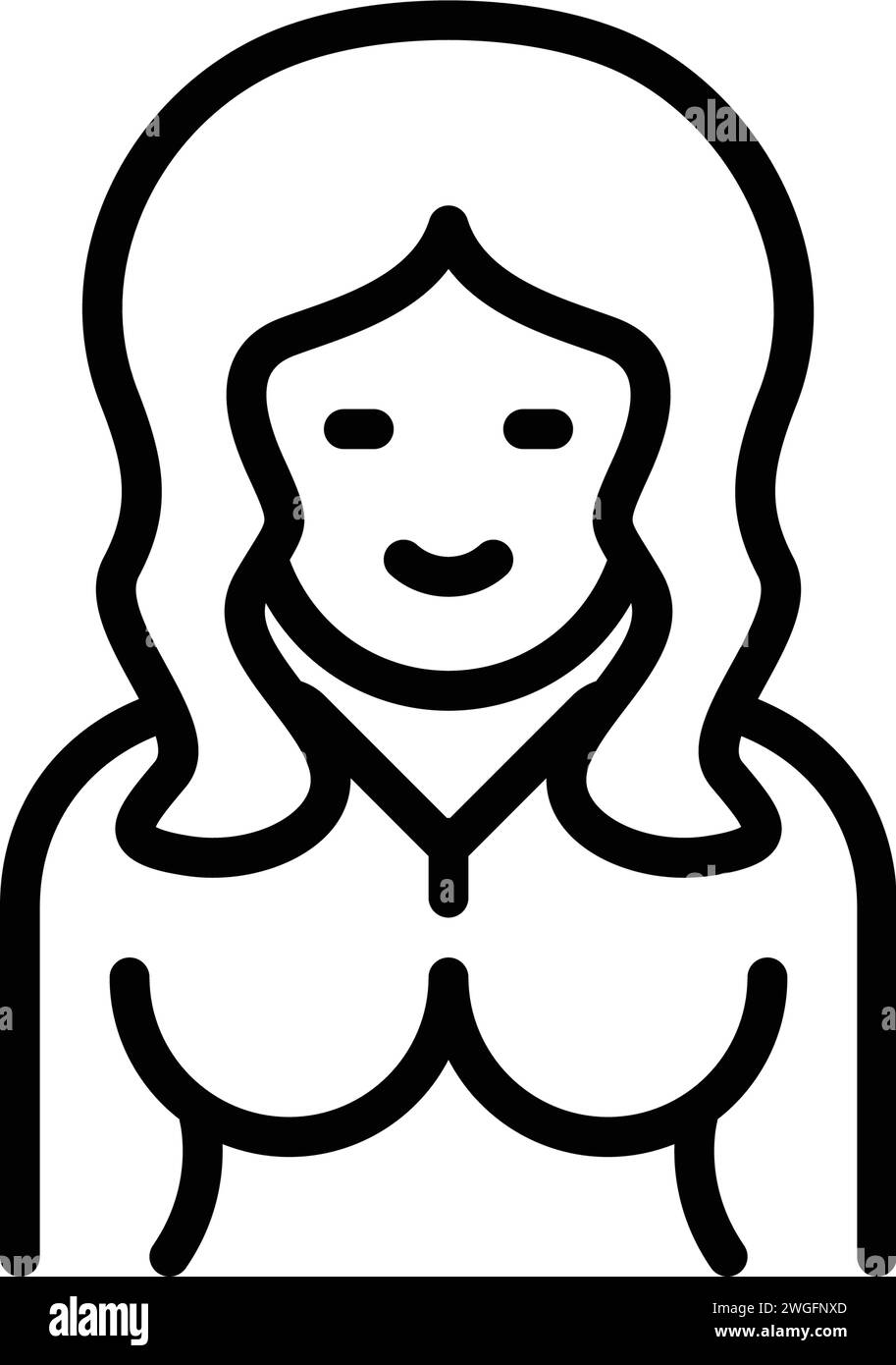 Icon For Redhead Beauty Stock Vector Image And Art Alamy