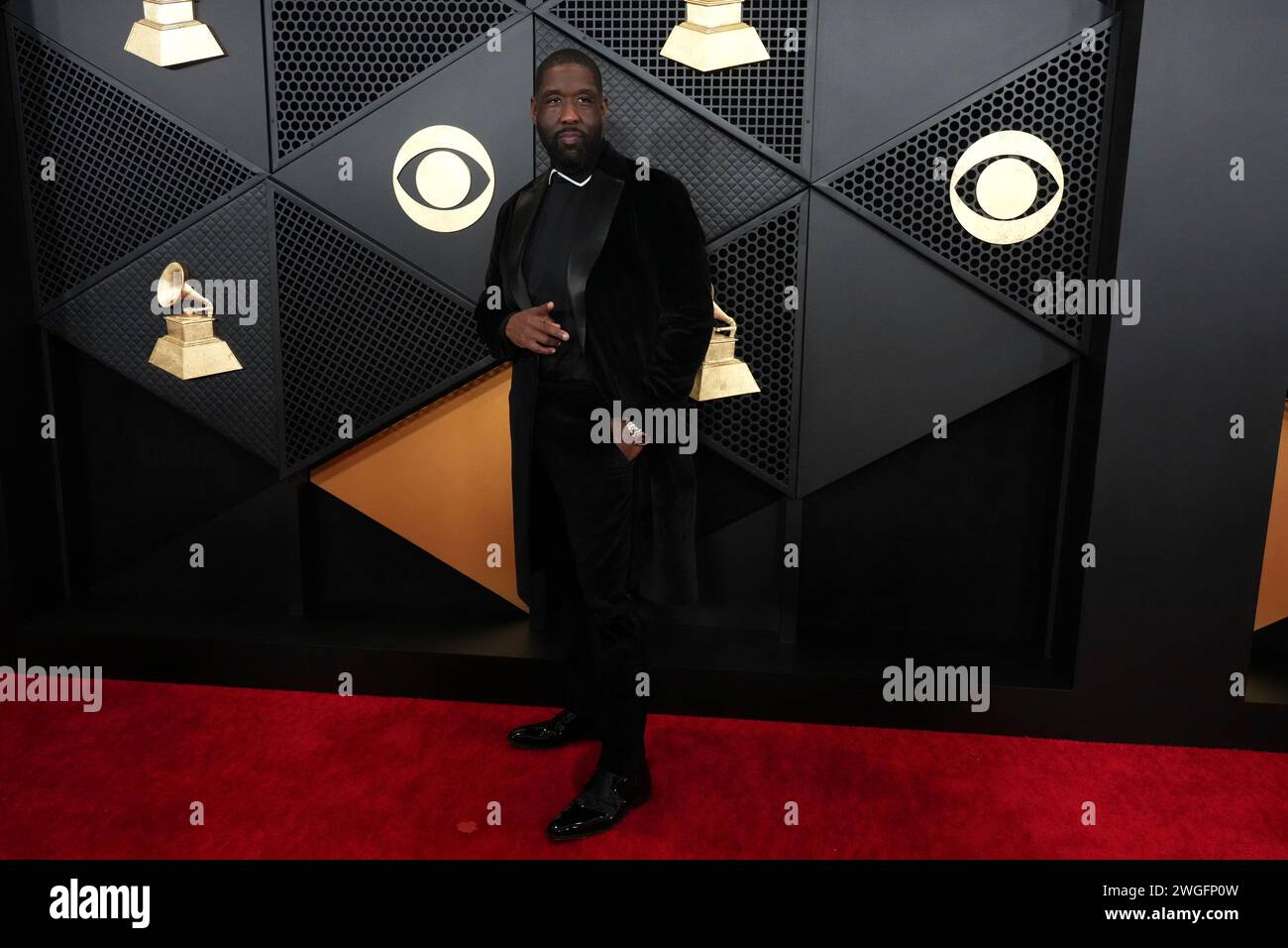 Adam Blackstone arrives at the 66th annual Grammy Awards on Sunday, Feb ...